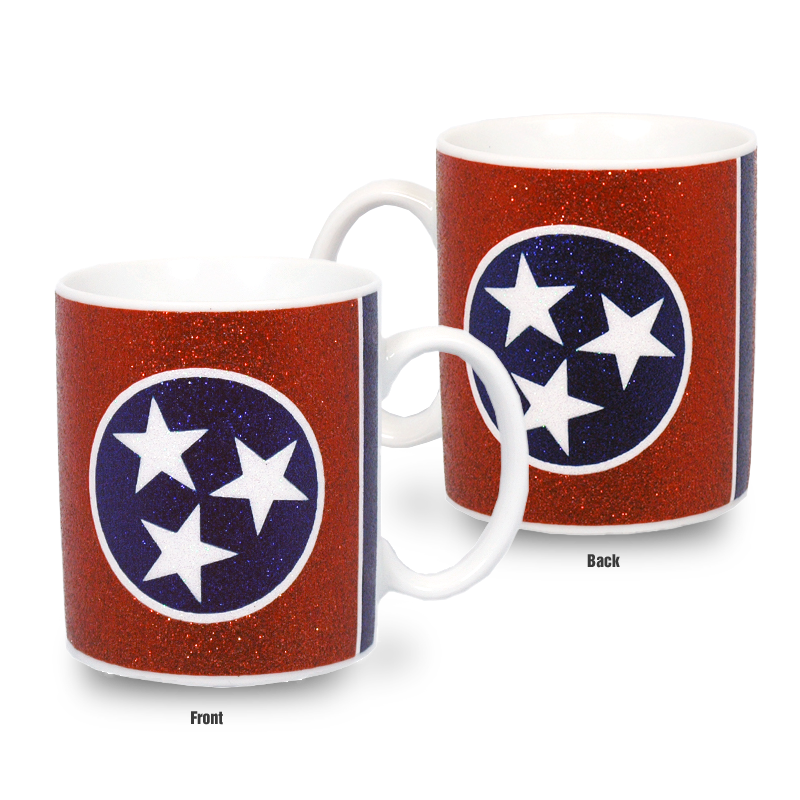 Tennessee Mug Glitter State Flag (11oz)